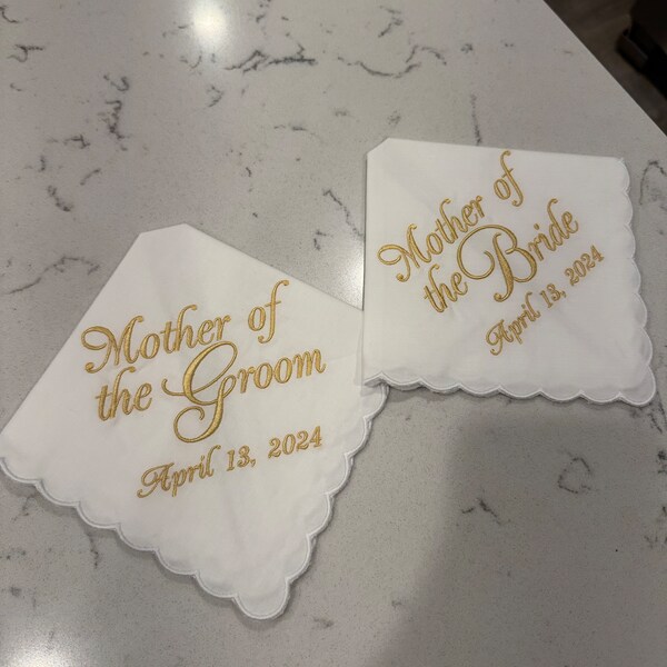 Mother Handkerchief - Custom Handkerchief - Wedding Tradition - for ...