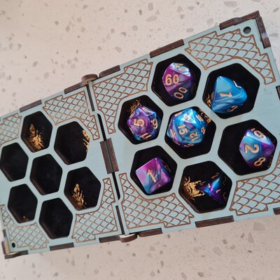 Dice Box. 3mm, 1/8inch, 4mm, 5mm. Laser Cut Files SVG, PDF, CDR Digital ...