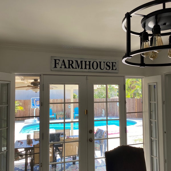 Farmhouse Sign|large Farmhouse Sign|rustic Farmhouse Sign|kitchen ...