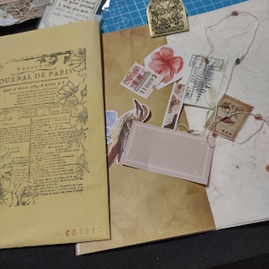2 Sizes Handmade Paper Journal Deckled Edge Journaling Junk Journal Art ...