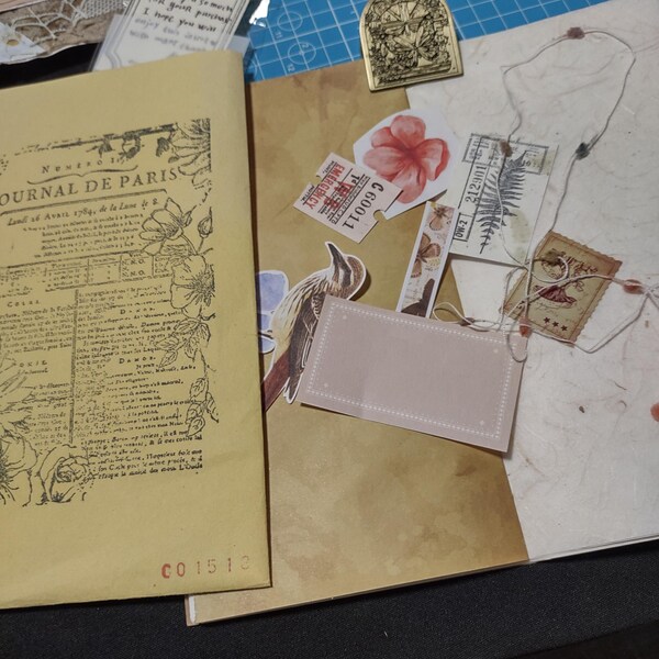 2 Sizes Handmade Paper Journal Deckled Edge Journaling Junk Journal Art ...