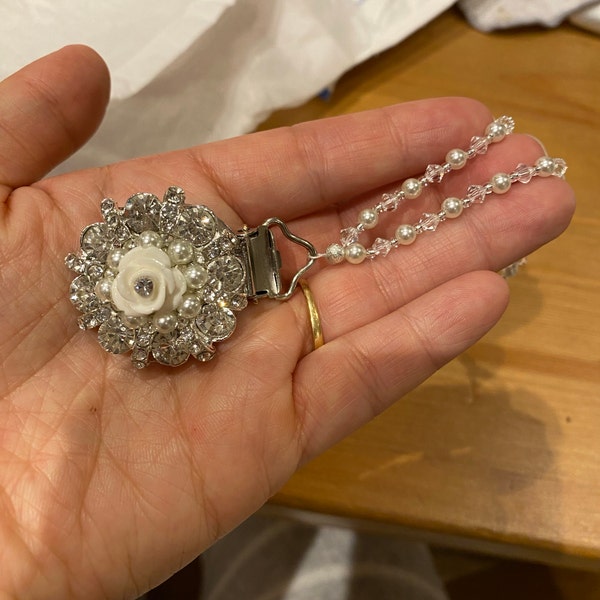 Wedding Dress Train Loop - Wedding Dress Wrist Loop - Wedding Train Pin ...