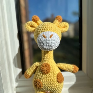 Giraffe Crochet Pattern, Giraffe Amigurumi Pattern, Plush Bulky Yarn ...