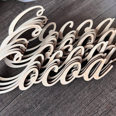 Cat Retro Mid Century Art Laser Cut Out Unfinished Wood Shape Craft ...