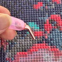 DMC Numbered Stickers for 5D Diamond Painting Cross-stitch Floss Thread ...