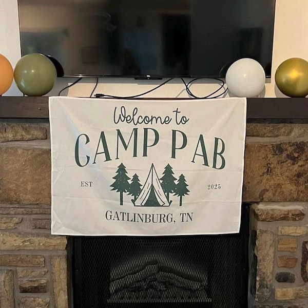 Custom Camp Bach Banner,camp Bachelorette Banner, Camp Bach Sign, Camp ...