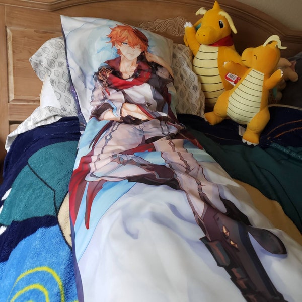 Childe Body Piillow Cover Genshin Impact Dakimakura Male Daki - Etsy