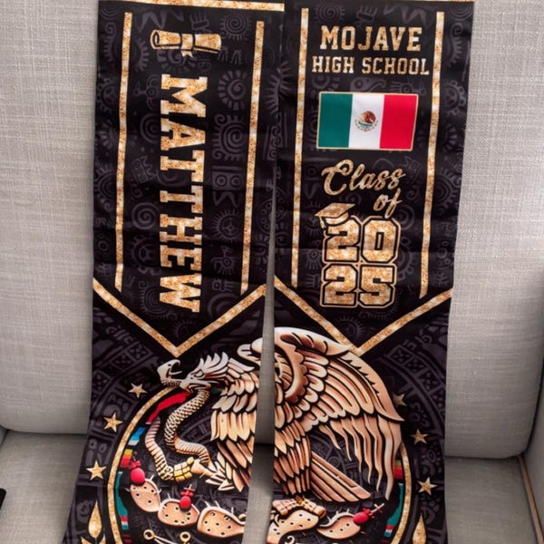 Custom Honduras Graduation Sash, Honduras American Flag Graduation Sash ...