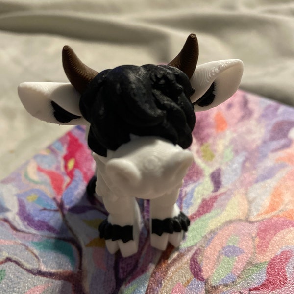Highland Cow, 3D Printed, Multi Colored Cow - Etsy