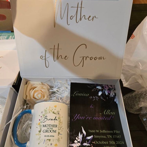 Best Man Gift Box, Groomsmen Proposal Gift Box, Empty Wedding Gift Box ...