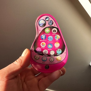 Non-working Fake Toy Transparent Handmade Pear Phone iPhone Made of ...