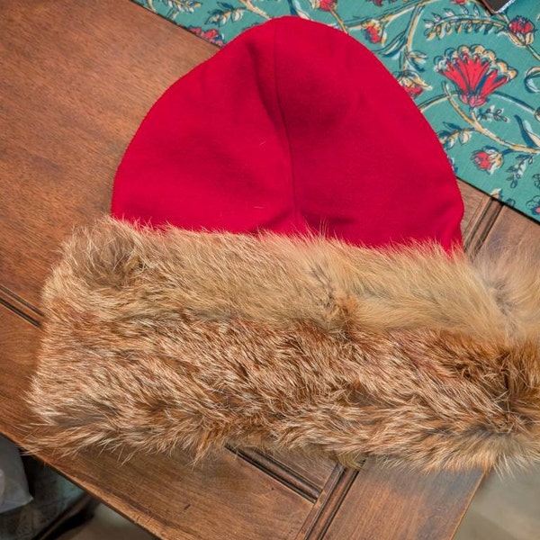 Wool Kolpak Hat, High Cap With a Slit Fur, 17th Century Poland, Hungary ...