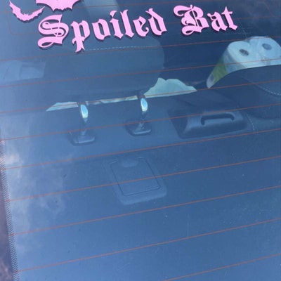 Spoiled Bat Decal Bat Decal Spooky Bitch Spooky Bitches Only Goth ...