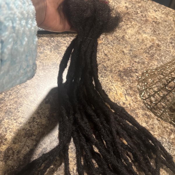 100 Locs Anwi Textured Human Hair Loc Extensions With Curly Tips ...