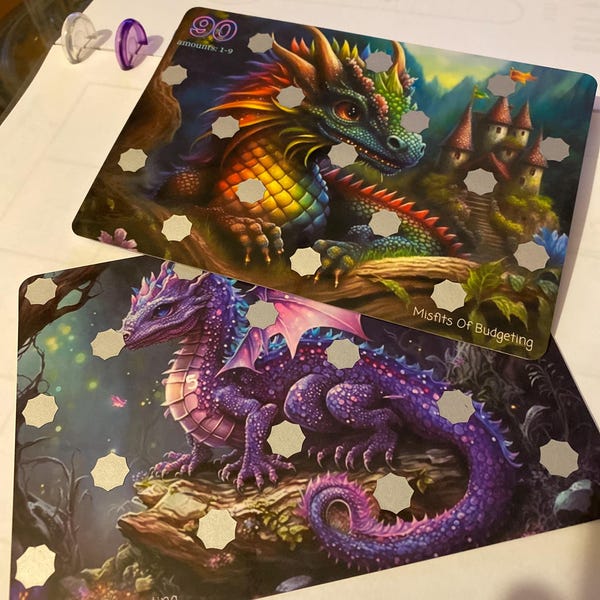 A6 Money Saving Scratcher - Etsy