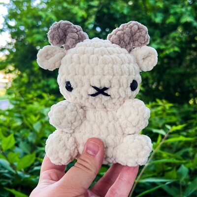 Bunny Rabbit Peaceful Plushies Crochet Pdf Crochet Pattern Amigurumi ...