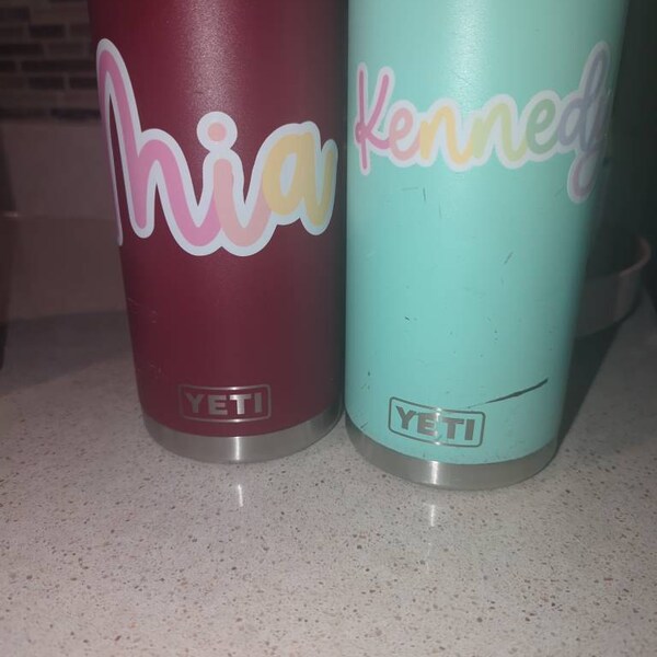 Personalized Name Sticker | Water Bottle Stickers | Cute Stickers ...