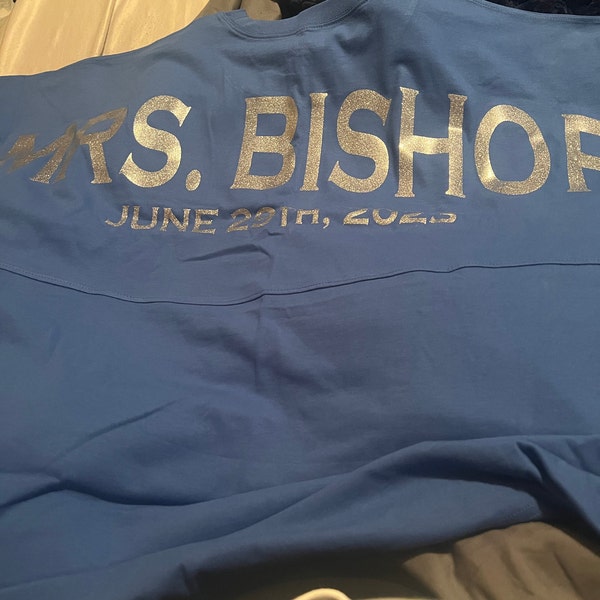 Oversized Mrs. Bride Jersey Shirt, Honeymoon Shirt, Engagement Gift ...