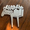 Video Game Book Cake Topper,video Game Cake Topper Wedding,cake Topper ...