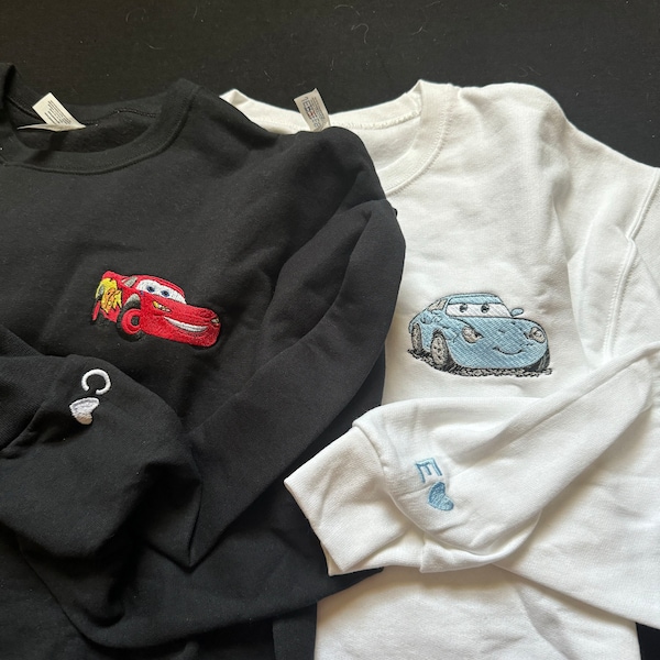 Disney Cars Hoodies - Couple's Embroidered Sweatshirts, Lightning ...