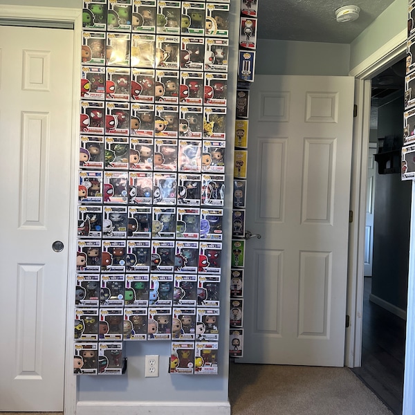 Funko Pop Wall Mounted Display Holder for 4", 6", 10" Pops, Rides ...