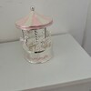 Personalised Silver Musical Carousel, Music Box, Musical Carousel ...