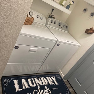 DRAW - Soft Woven Rugs, 24x56 Laundry Room Rug, Funny Non Skid Rubber ...