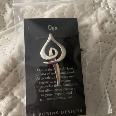 Oya Orisha Pendant, African Wind Goddess, West Africa, Women ...