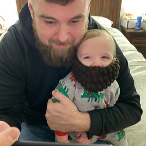 Pretend beard for kidsfake beardkids beardFather's Day | Etsy