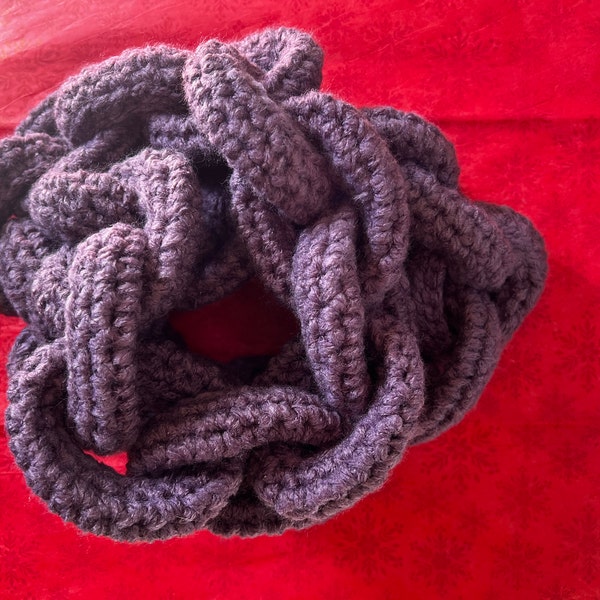 Chain Link Scarf Crochet Pattern - Crochet Scarf Pattern - Crochet Cowl ...