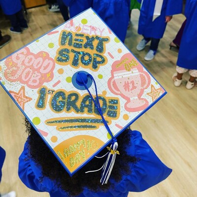 Next Stop 1st Gradekindergarten Graduation Cap Topper-designer Grad ...