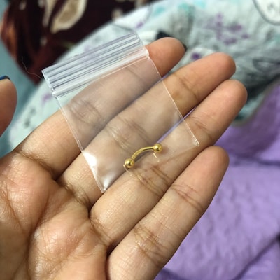 Golden Rook Piercing Curved Barbell Ring..16g..6mm OR 8mme02g - Etsy