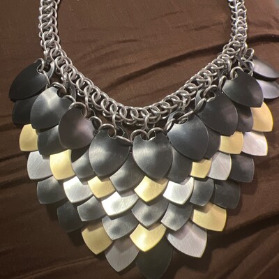 Scalemail Chainmail Crop Top / Bra Breastplate Armor - Etsy