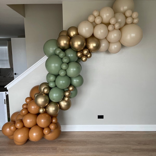Rustic Wildwood DIY Balloon Garland Kit / Rustic Boho Bridal Shower ...
