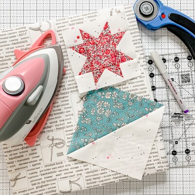 Pyramid Stack Quilt Pattern Foundation Paper Piecing FPP Baby & Throw ...