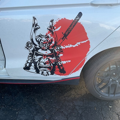 JDM Samurai Sakura Car Side Decals for Universal Fit. Decals - Etsy