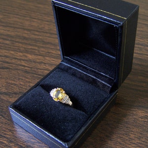Black Engagement Ring Box With LED Light Great for Proposals, Weddings ...