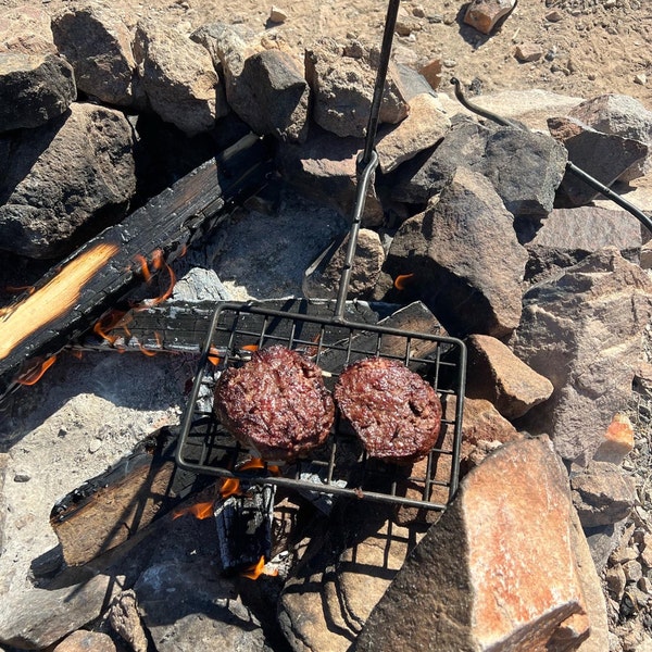 Original Mini Grill Fire Anchor | Bushcraft Campfire Cooking System ...