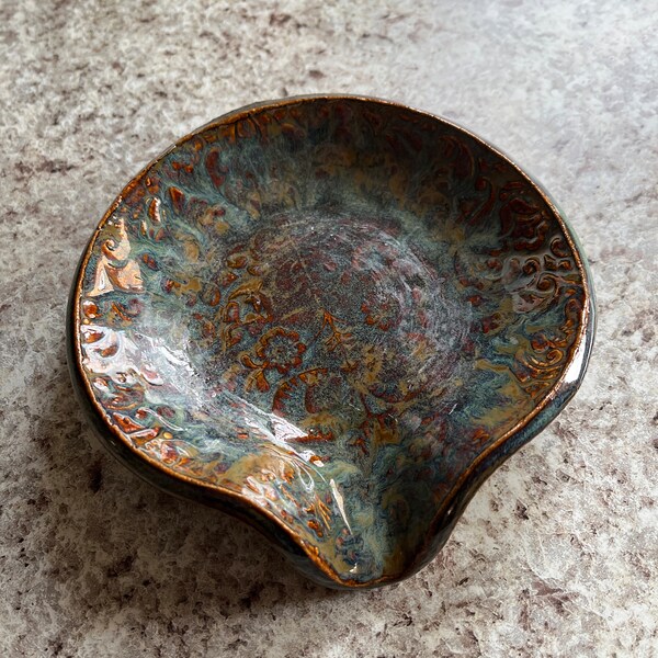 Ceramic Spoon Rest//made in USA - Etsy
