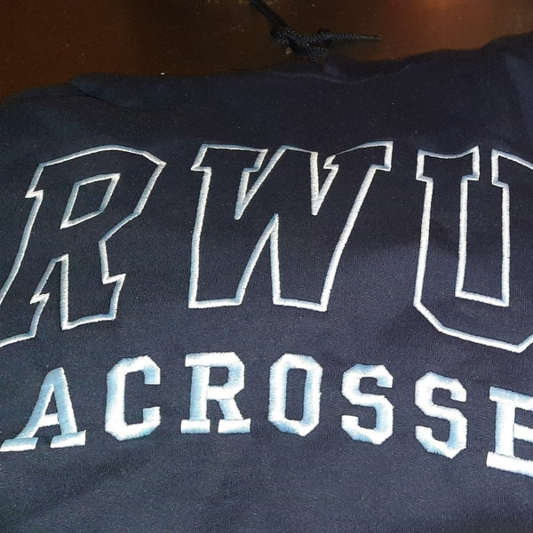 CUSTOMIZABLE Embroidered Hoodie, University Hoodies, College Hoodies ...