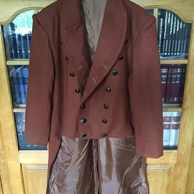 New Gray Coachman's 3 Layers Cape the Garrick Wool Long Coat - Etsy