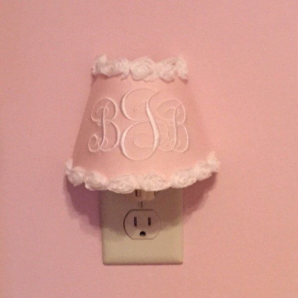 MADE TO ORDER Allison Monogrammed Night Light (other Colors Available ...