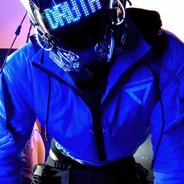 Bluetooth Cyberpunk Mask - Futuristic Mask -cyberpunk Helmet-tech Mask ...