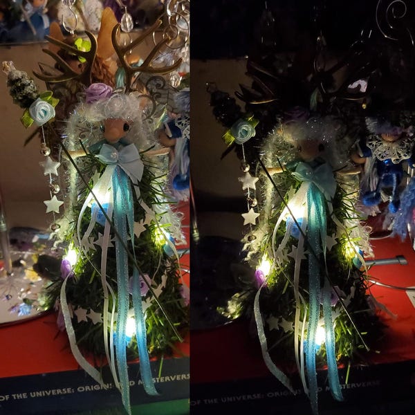 Purple Fairy House Handmade, Tissue Box Cover, Pagan Décor, Fairy ...