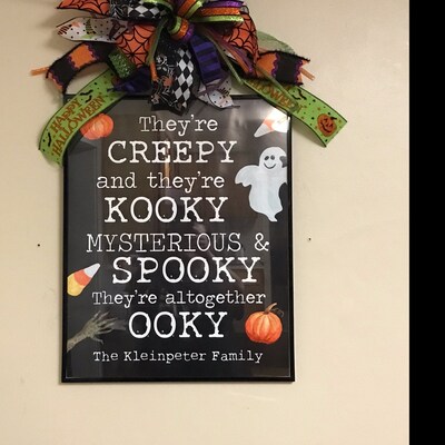 Personalized Halloween Art Print Halloween Decor Halloween Wall Art ...