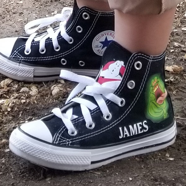 Ghost Buster Custom Converse - Etsy