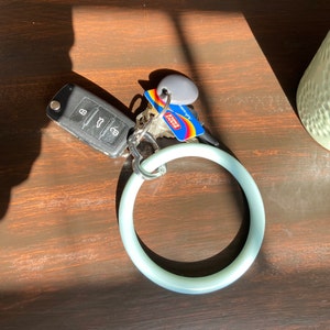 Keychain Bracelet Silicone Key Ring Key Loop Silicone - Etsy
