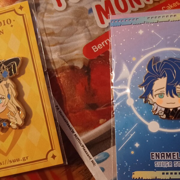 HSR Sampo and Sparkle the Masked Fools Honkai Star Rail Hard Enamel Pin ...