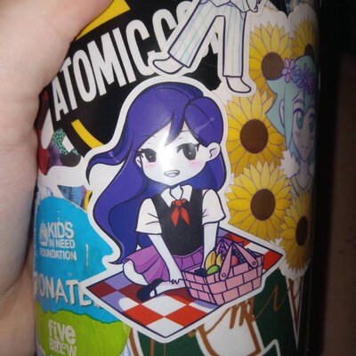 Black Hair With Bangs Brown Eyes Chibi Girl Twitch Emotes Pack Headpat ...