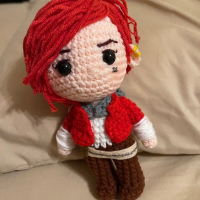 Crochet Arcane Vi Plush Doll, Criminal Character, LOL Stuffed Toy, Game ...